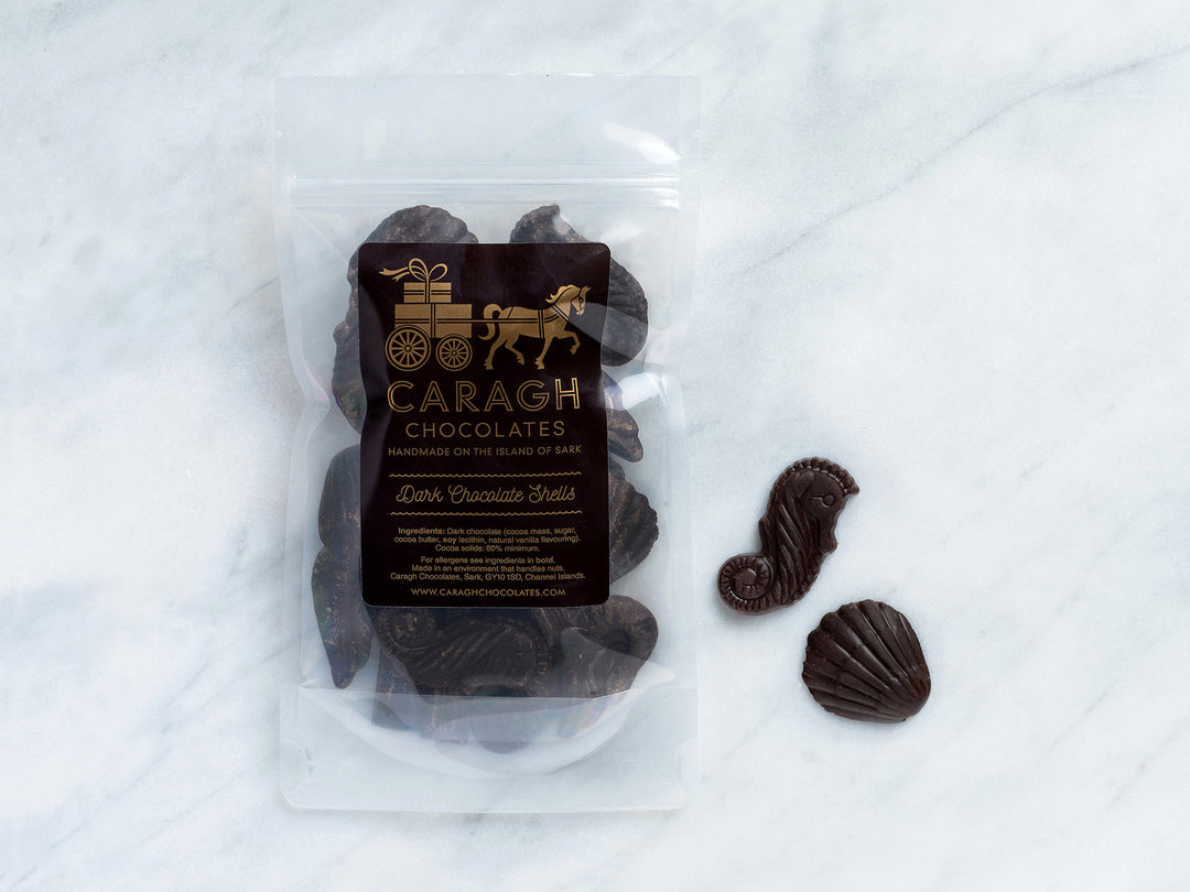 Dark Chocolate Shells – Caragh Chocolates