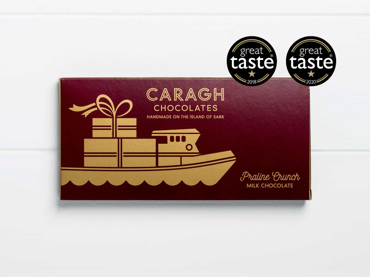 Praline Crunch Chocolate Bar – Caragh Chocolates