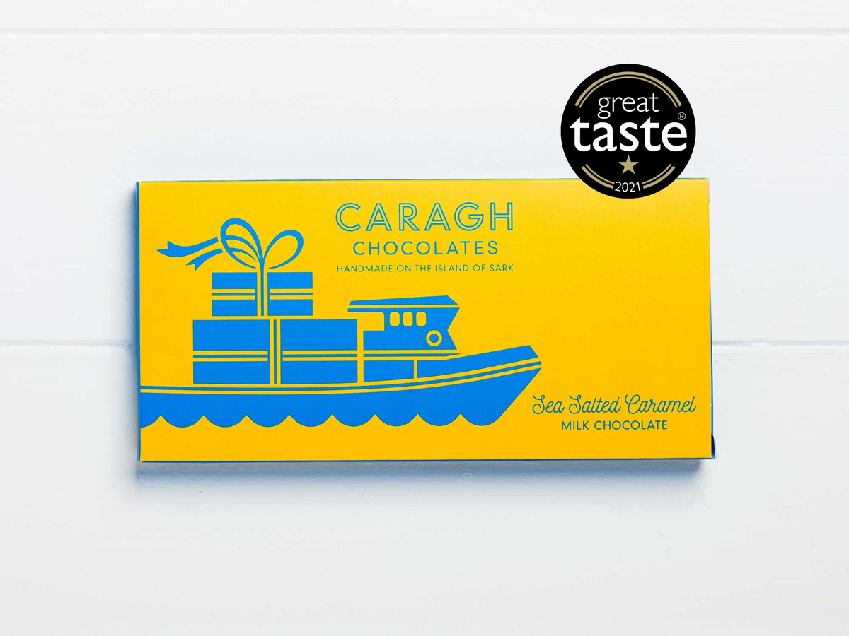 Sea Salted Caramel Chocolate Bar – Caragh Chocolates